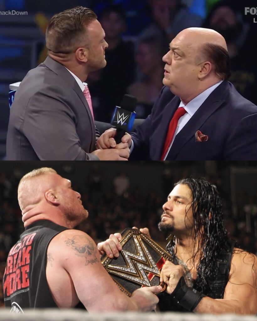 "WWE Bombshell: Paul Heyman's Shocking Claim on Roman Reigns vs. Legend ...